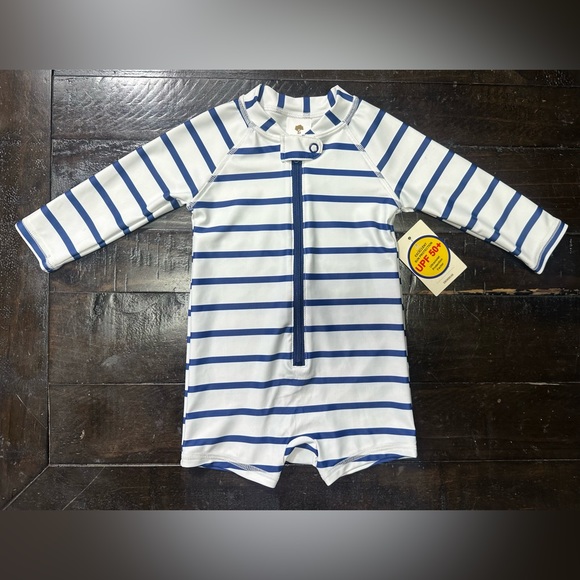 Tucker + Tate | Swim | Nwt Tucker Tate Stripe Onepiece Rashguard ...